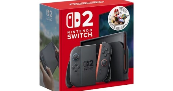 Nintendo Switch 2 Console - Light Blue / Light Red Joycon - Mario Kart ...