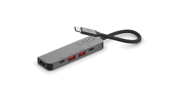 MOB LINQ 5 IN 1 PRO USB-C MULTIPORT HUB